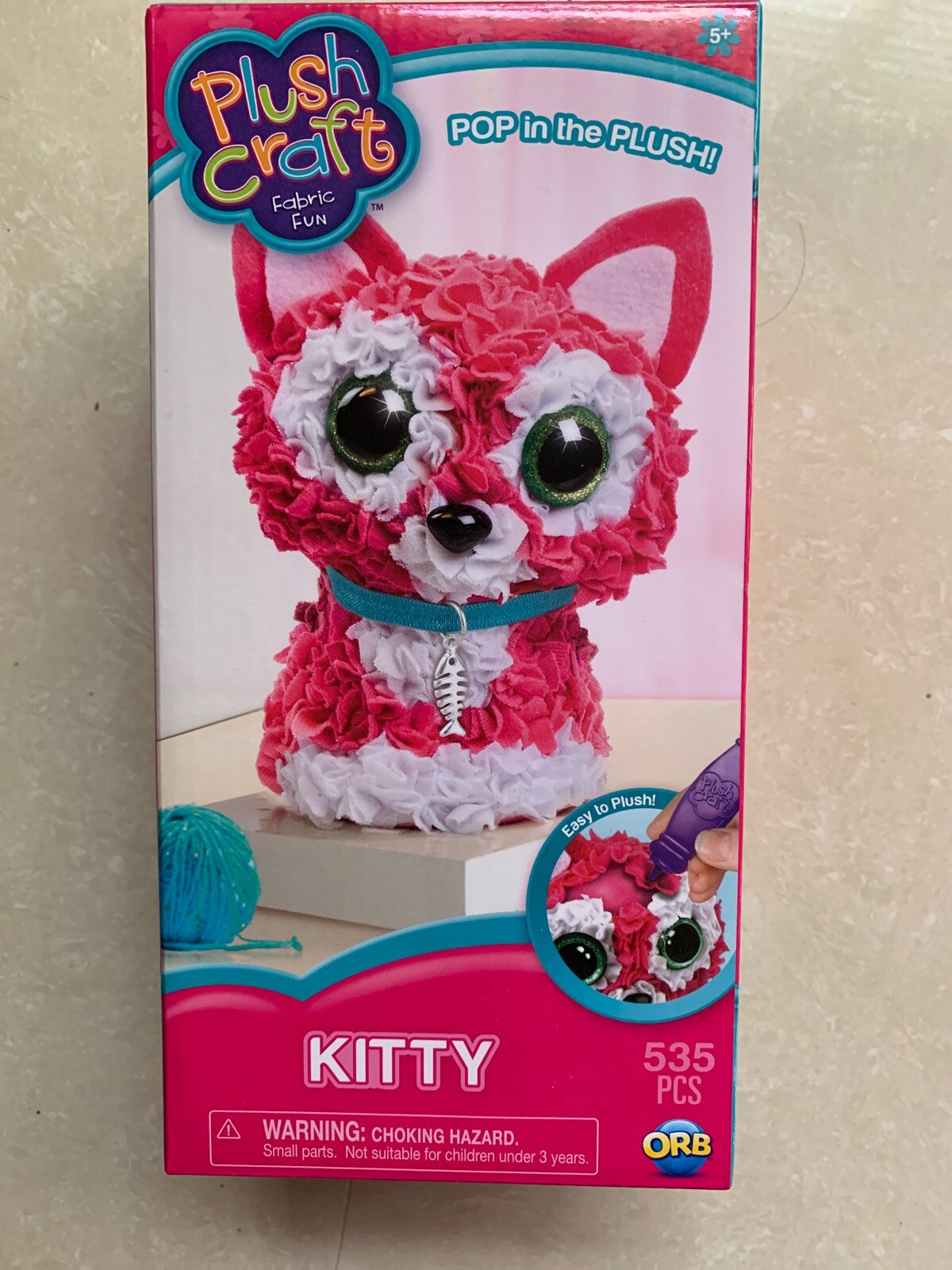 The Orb Factory Plush Craft Kitty 3D Kit | eBay