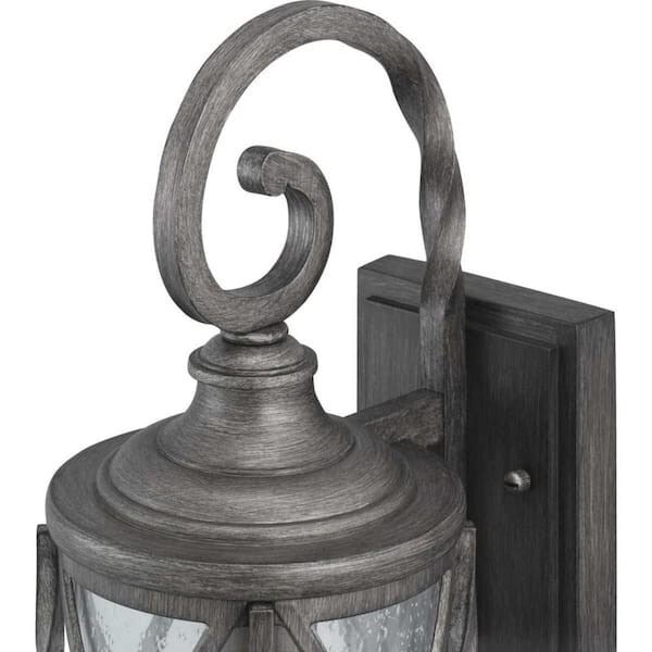 Walcott Manor 14.5 In. 1-Light Antique Bronze Transitional Hardwired ...