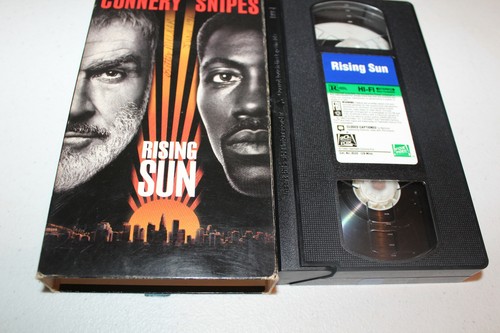 Rising Sun (VHS 1993) Sean Connery, Wesley Snipes, Harvey Keitel, Mako ...