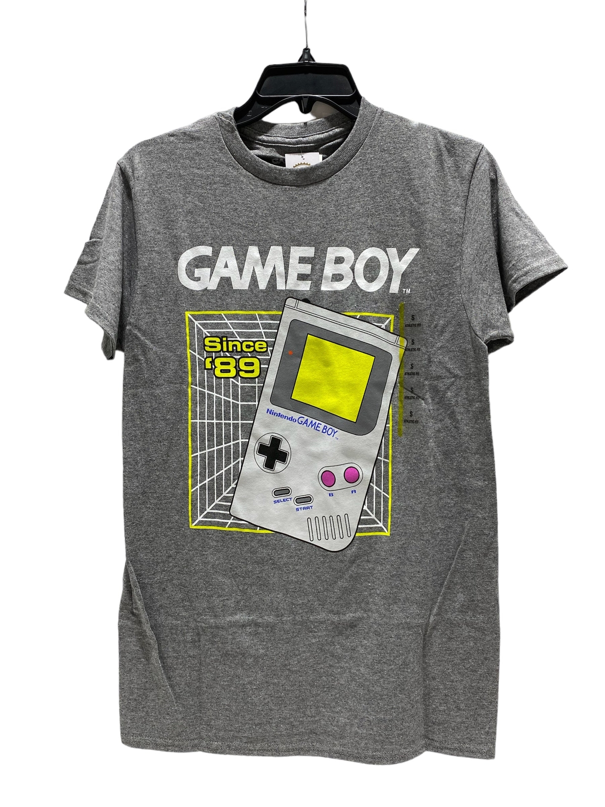 Nintendo - Gameboy Retro Charcoal Heather Tee (S-XXL) Athletic Fit | eBay