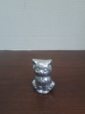 Cast Metal/Pewter Cat | eBay