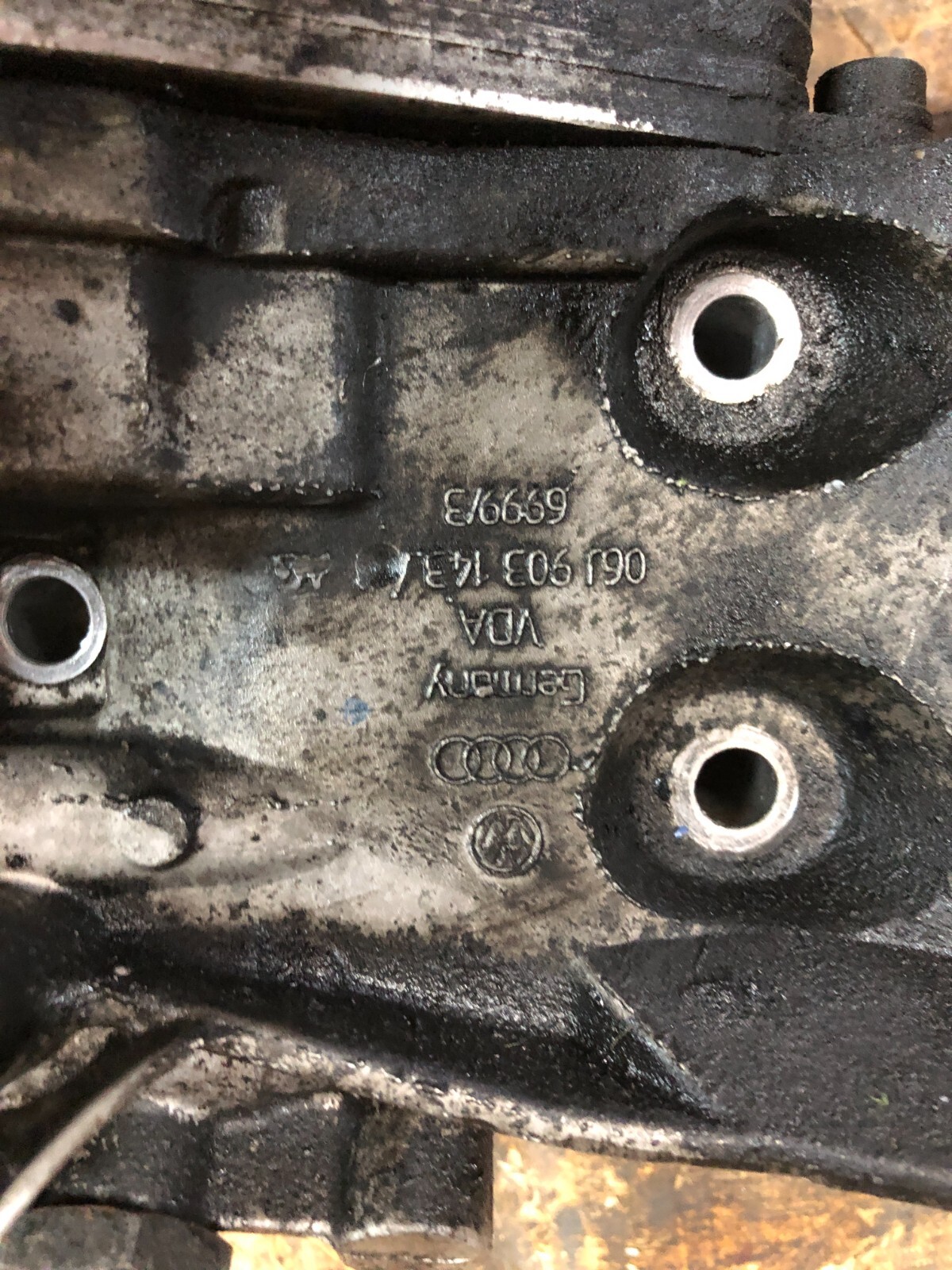 Alternator Mounting Bracket 06J903143 From 2010 Volkswagen VW EOS 2.0 ...