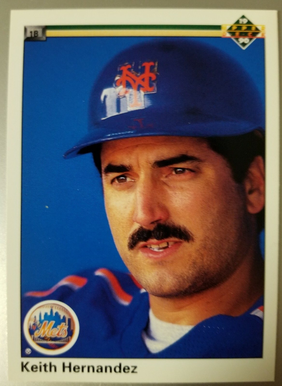 Keith Hernandez New York Mets 1990 Upper Deck Baseball Card #222 Mint ...