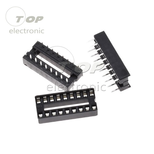12PCS 18-Pin 18PIN DIL DIP IC Socket PCB Mount Contor NEW GOOD QUALITY ...