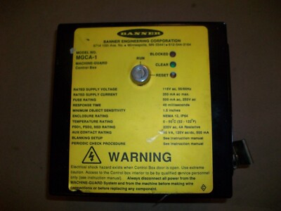 Banner Light Curtain Control Box MGCA-1 | eBay