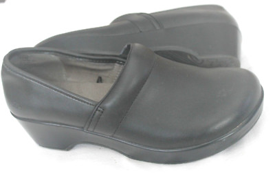 JBU By Jambu Melrose SZ 10 Black CORDOBA CLOGS SLIP ON LEATHER SHOES | eBay