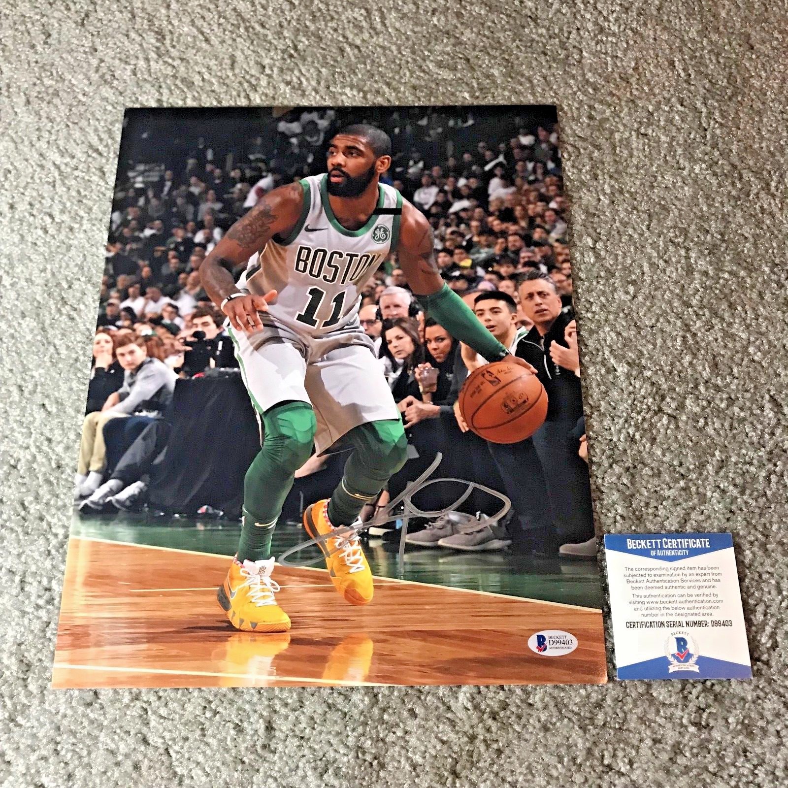 Kyrie Irving Autographed Memorabilia | Signed Photo, Jersey ...