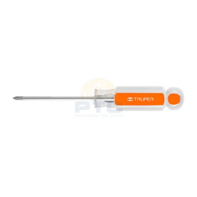 Truper DP-1/8X2-1/2 Phillips screwdriver 1/8" x 2-1/2" acetate handle ...