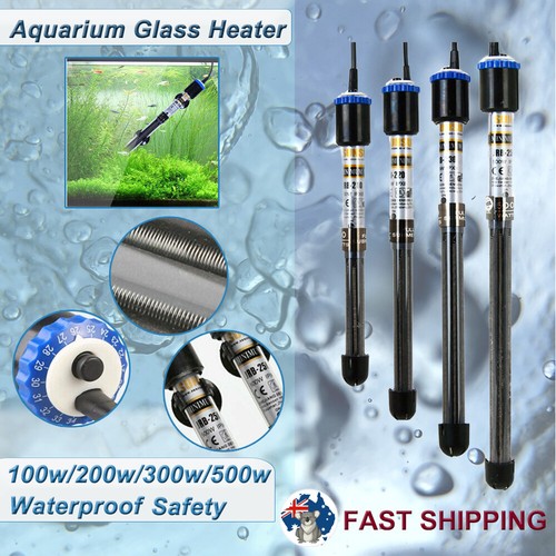 100W-500W Aquarium Submersible Fish Tank Heater Auto Water Thermostat ...