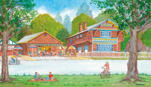 Singleton Swiss Chalet Swansea - Greetings Card - Tony Paultyn | eBay UK