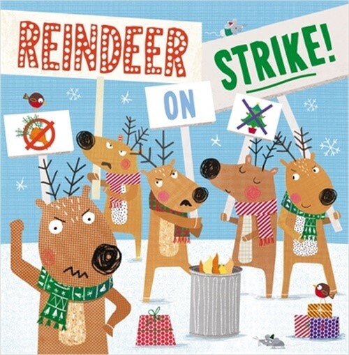 Reindeer on Strike (Paperback or Softback) 9781789477245| eBay
