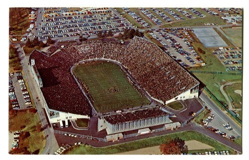 OLD POSTCARD ROSS-ADE STADIUM PURDUE UNIVERSITY LAFAYETTE IN BIG 10 ...