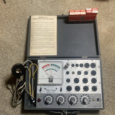 Accurate Instrument Co. Model 257 Tube Tester Powers On | eBay