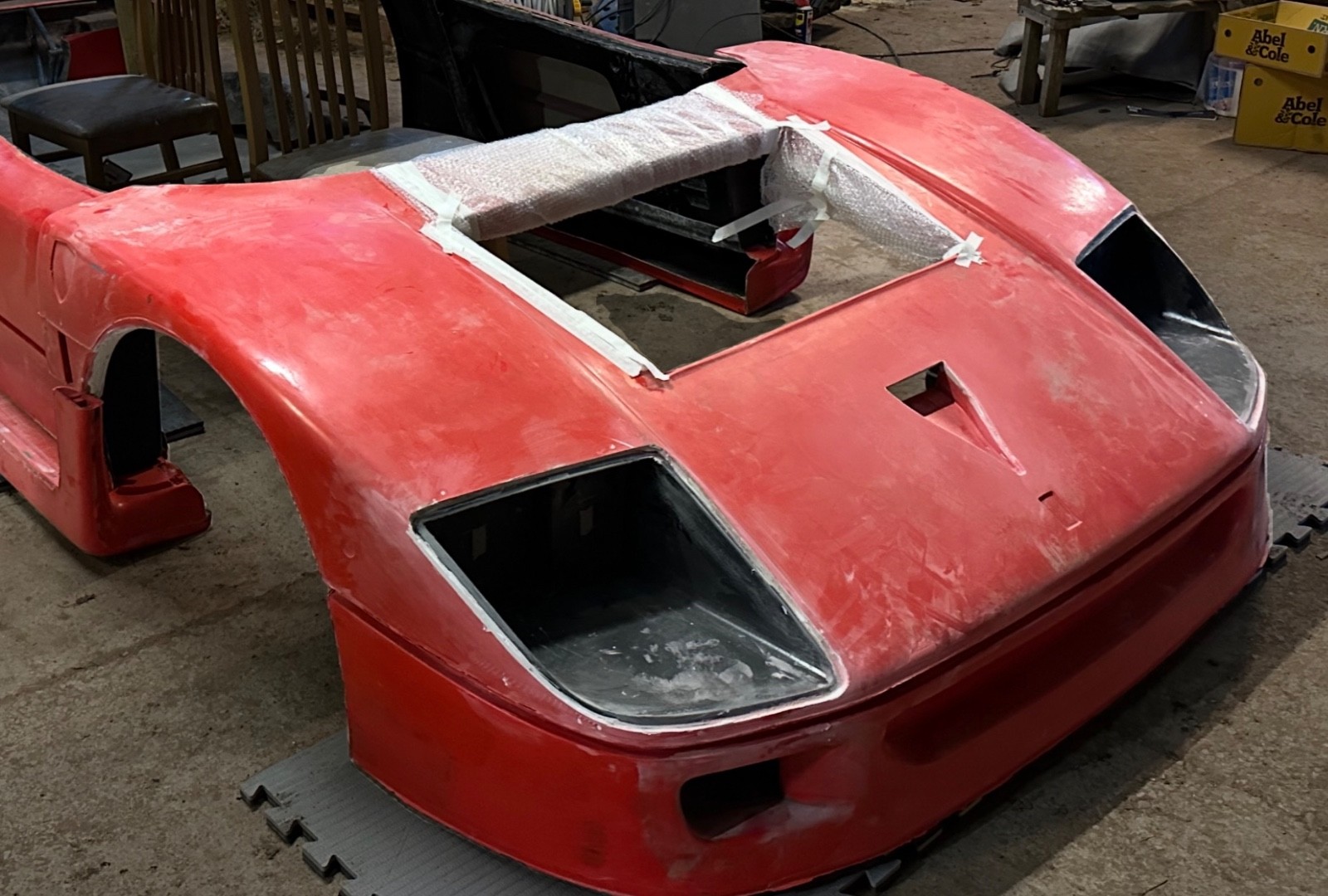 Ferrari F40 Front Bonnet / Clip for LM / Competizione - 62611000/M | eBay