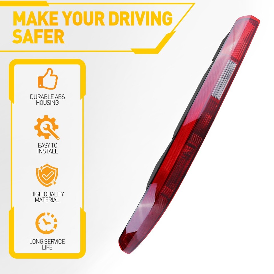 Left Side Red Rear Reflector Case Light Brake Lamp For 2016-2020 Audi ...