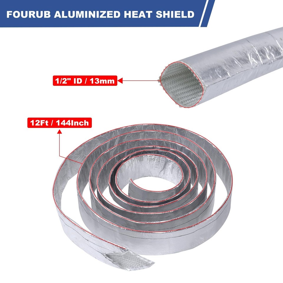 Automotive Heat Shield Sleeve High Temp Sheathing Heat Resistant Wire ...