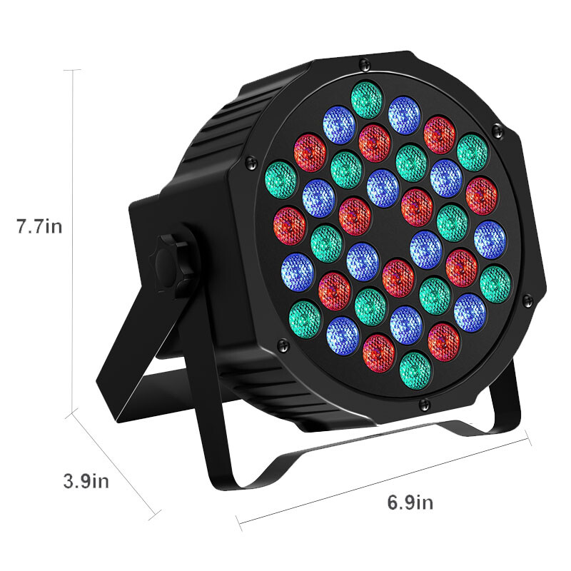 8Pack 36 LED RGB Stage Lighting PAR Light DMX Beam Party DJ Disco ...