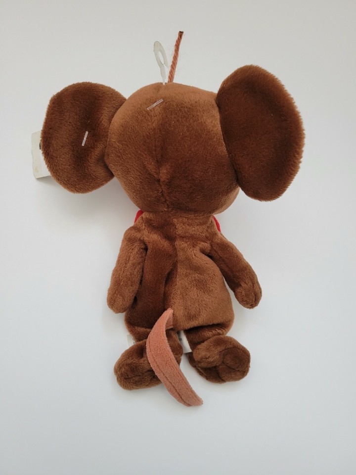 Vtg Cartoon Network Tom and Jerry 7" Plush Mouse Stuffed Animal Toy ...