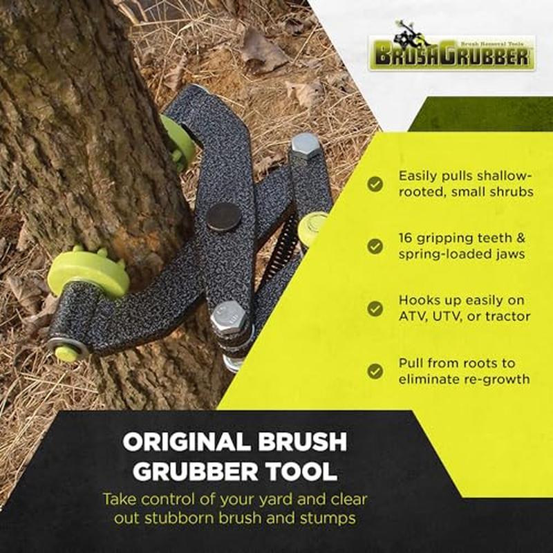 Garden Brush Puller Tool w/Strong Jaws Clearing Stumps & Invasive ...