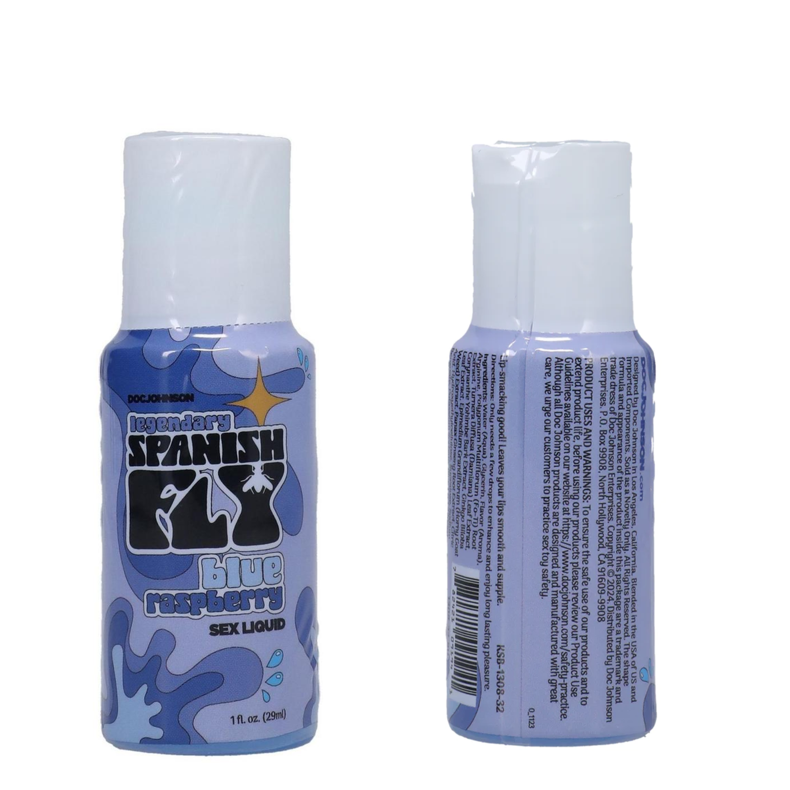 Edible Flavored Sex Drops Blue Rasp 1oz Libido Boost Sexual Enhancement ...