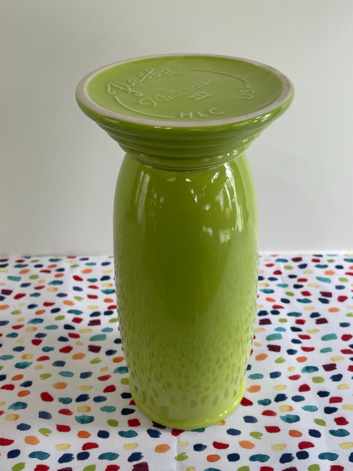 Fiestaware Chartreuse Millennium III Vase Fiesta Limited Green Flower ...