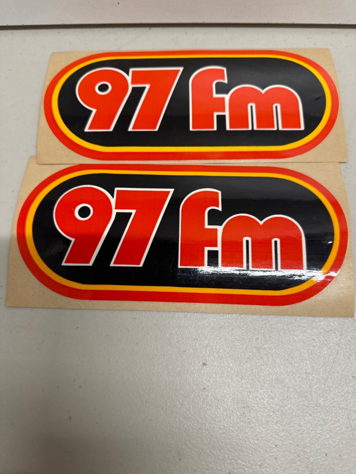 vintage 97 fm stickers lot of 2 | eBay