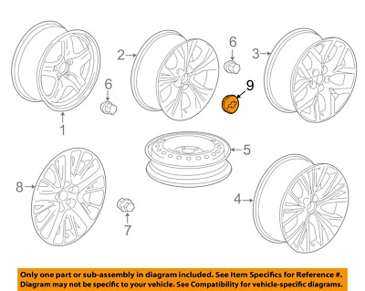 Chevrolet GM OEM 12-15 Cruze Wheel-Center Cap Hub Cover 20914866 | eBay