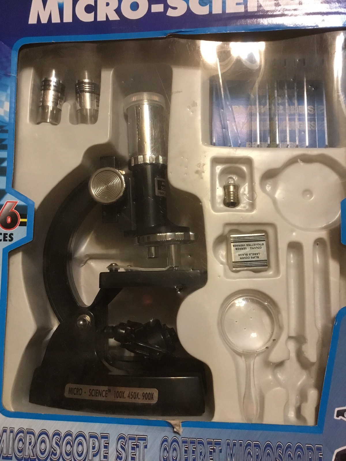 Micro-Science Child's Microscope Set #9936 Vintage | eBay