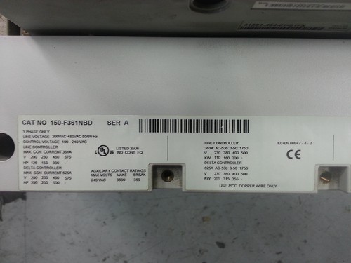 ALLEN BRADLEY SMC-FLEX DRIVE 150-F361NBD SER A | eBay