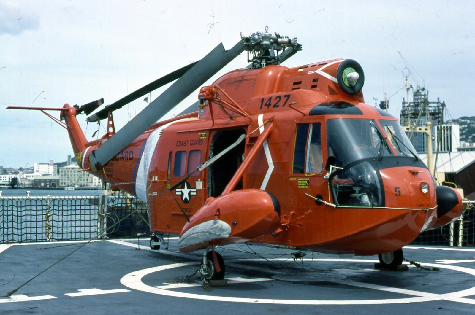Original aircraft slide - HH-52A Seaguard - USCG 1427 Mobile, 1980 | eBay