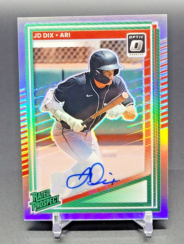 2025 Donruss JD DIX Rated Prospects Optic Prizm AUTO DBacks Autograph ...