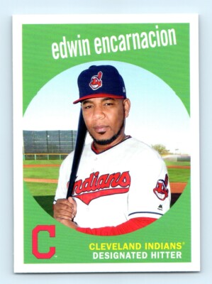 2018 Topps Archives Edwin Encarnacion Cleveland Indians #53 | eBay