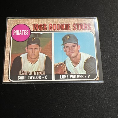 1968 Topps Baseball #559 Pirates Rookies EX Carl Taylor Luke Walker | eBay