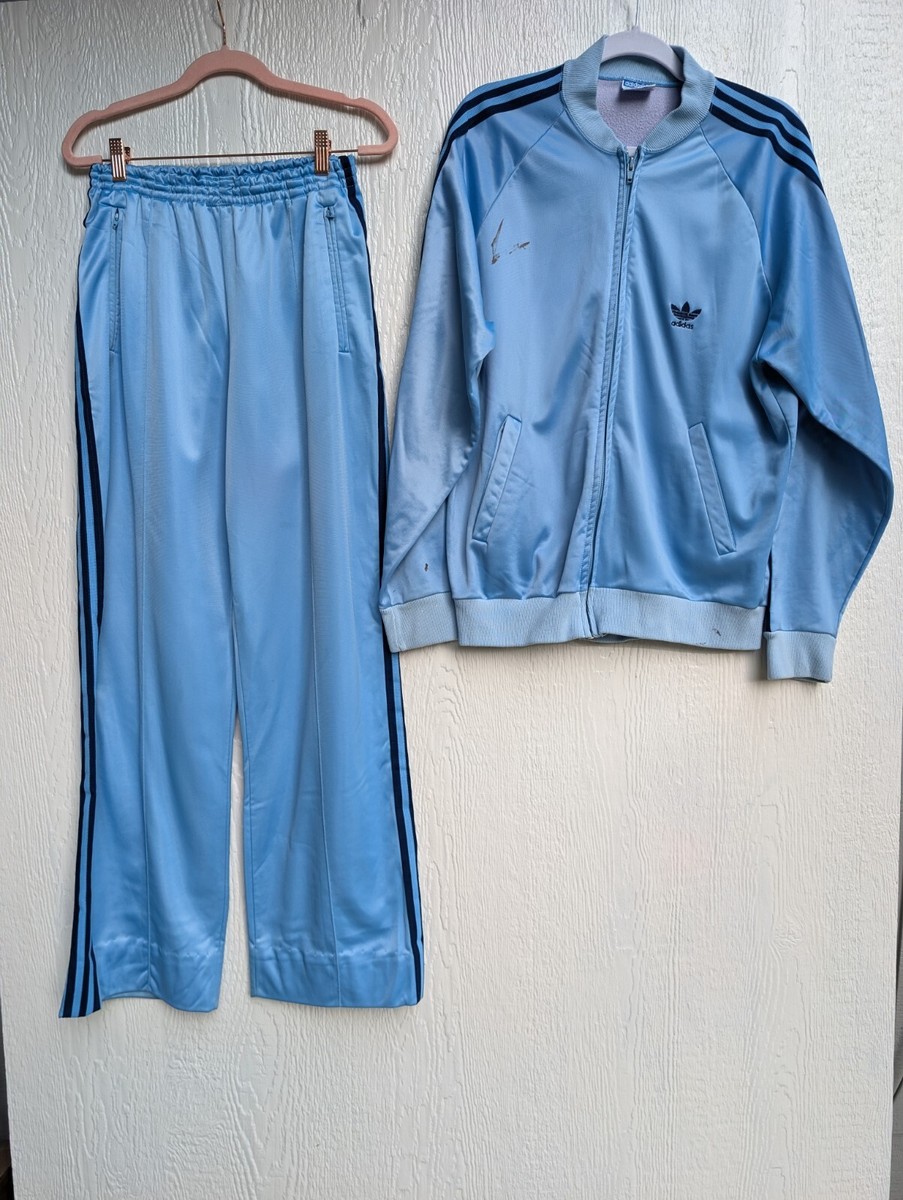 Vtg 80s Adidas ATP Keyrolan Track Suit Full Zip Run DMC USA Vtg 80s Adidas ATP Keyrolan Track Suit Full Zip Run DMC USA