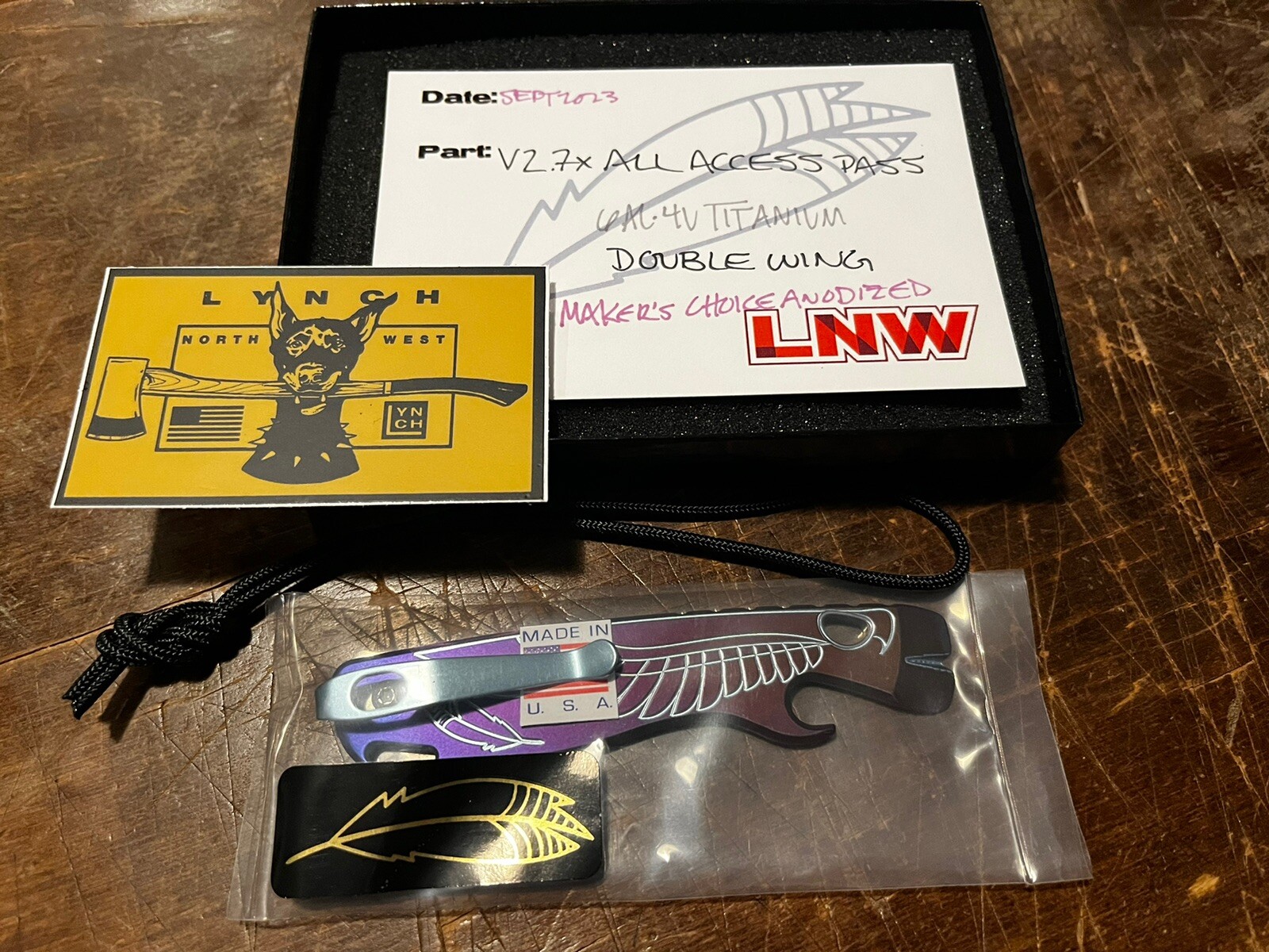 Lynch Northwest Pry Bar All Access Pass V2.7X Double Wing Makers Choice ...