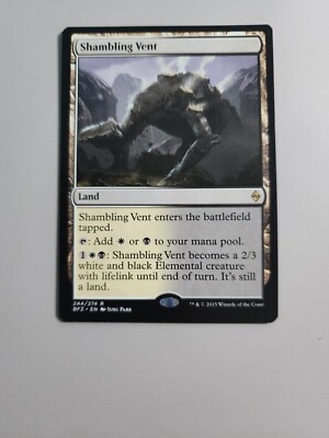 MTG Shambling Vent Battle for Zendikar 244/274 Regular Rare | eBay