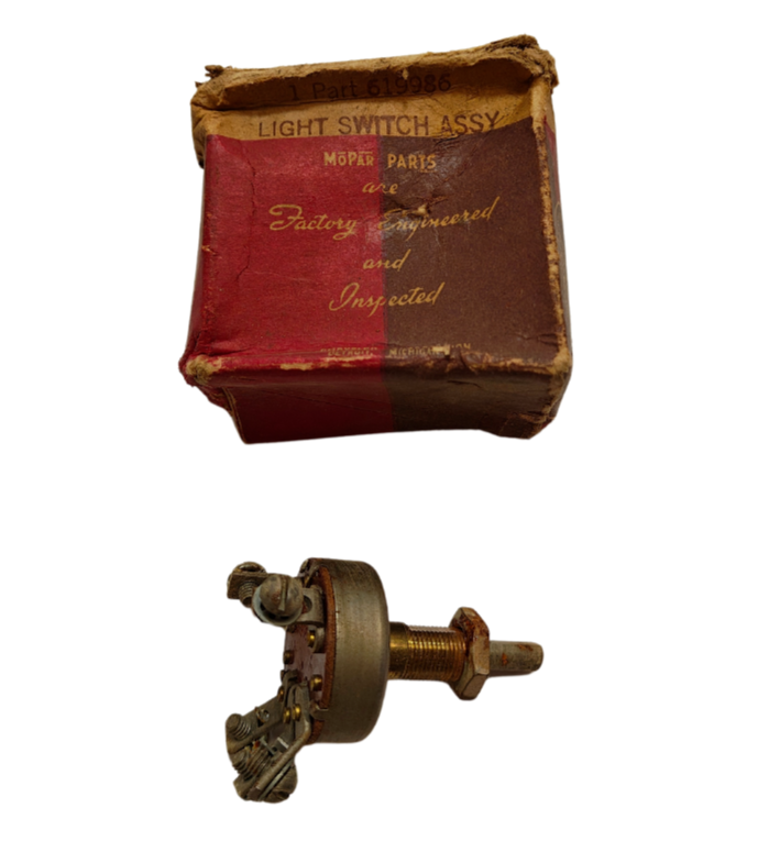 1934 Plymouth Deluxe PE Model Light Lamp Switch Assembly 619986 NOS. | eBay