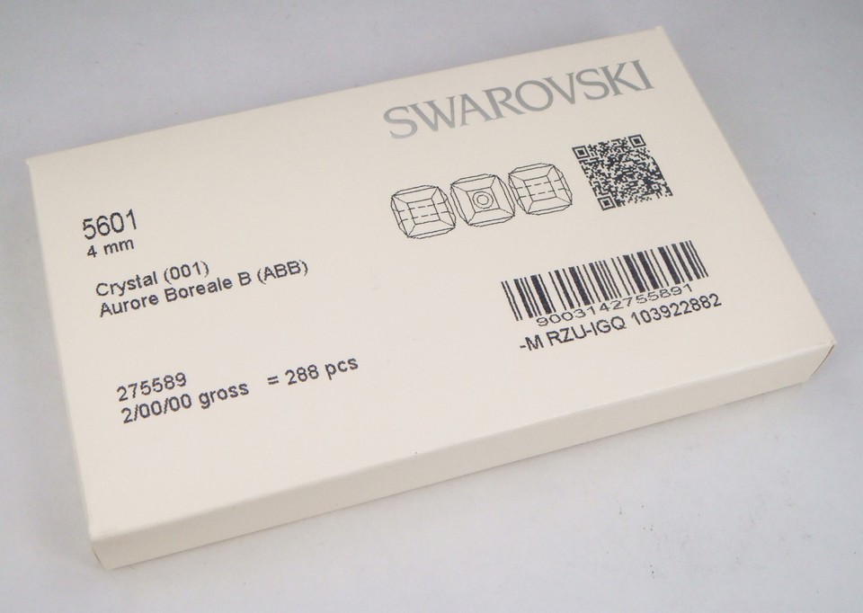 SWAROVSKI CRYSTAL ELEMENT #5601 CUBE SPACER BEAD ~ Many Color & Size | eBay