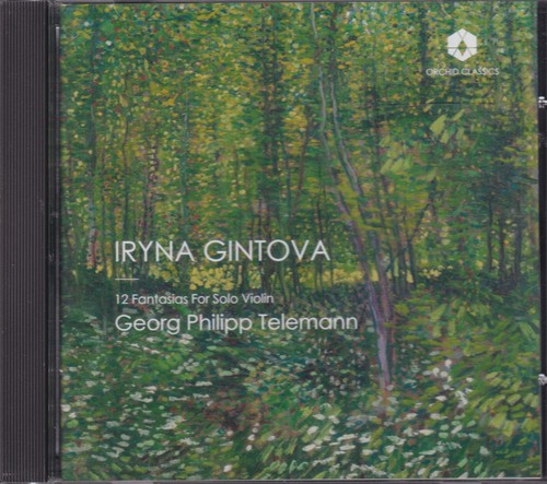 IRYNA GINTOVA - GEORG PHILIPP TELEMANN 12 FANTASIAS FOR SOLO VIOLIN | eBay