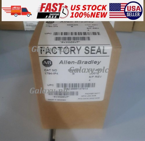 New Factory Sealed AB 1794-IP4 SER B Flex I/O Digital Output Input ...