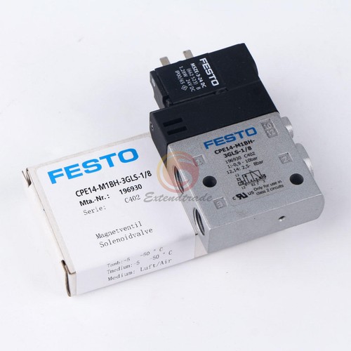 ONE New Festo Solenoid valve CPE14-M1BH-3GLS-1/8 196930 | eBay