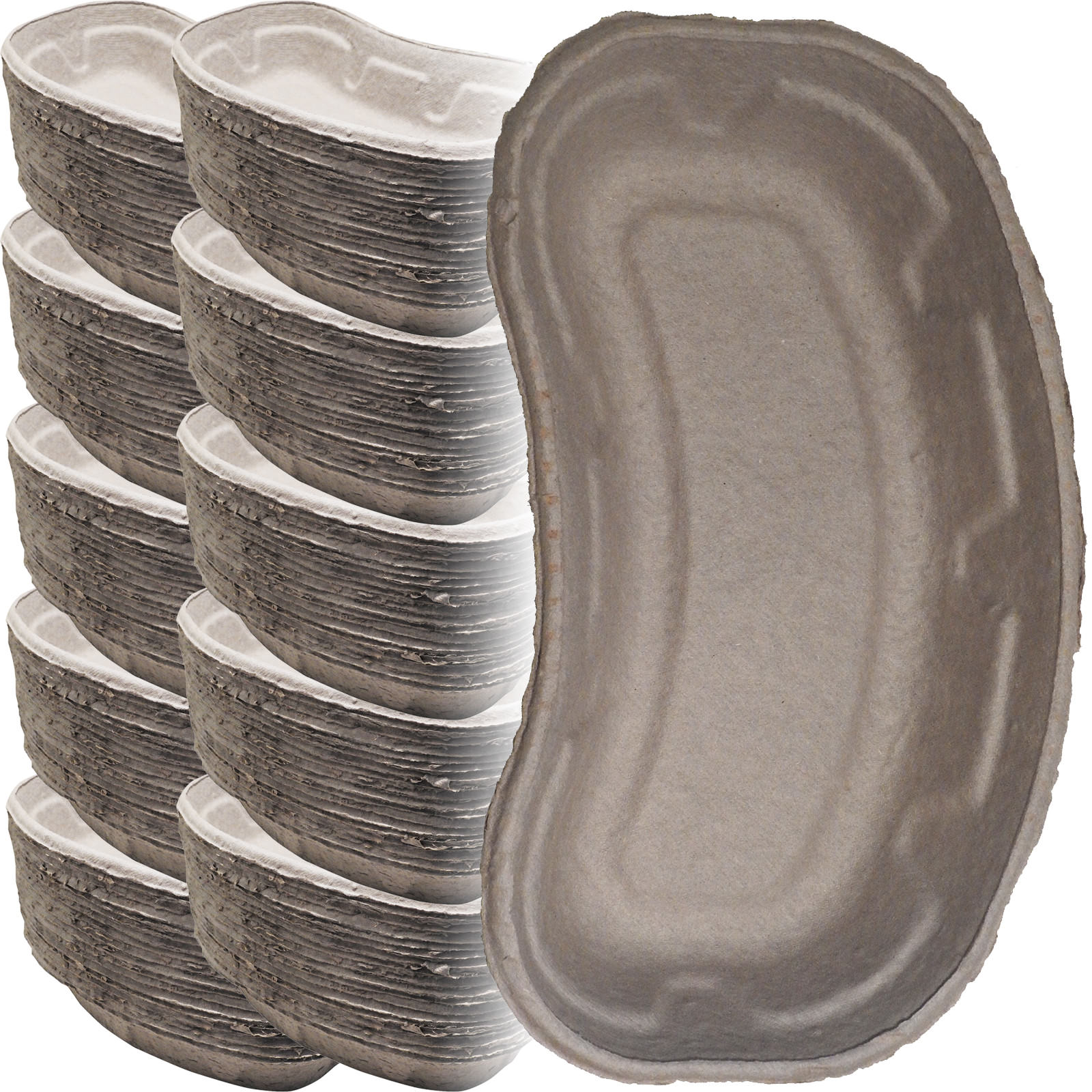 200 x Cardboard Pulp Disposable Medical Waste Vomit Sick Dish Tray ...