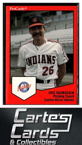 Eric Rasmussen 1989 ProCards Minor League Sets #1308 Canton-Akron ...
