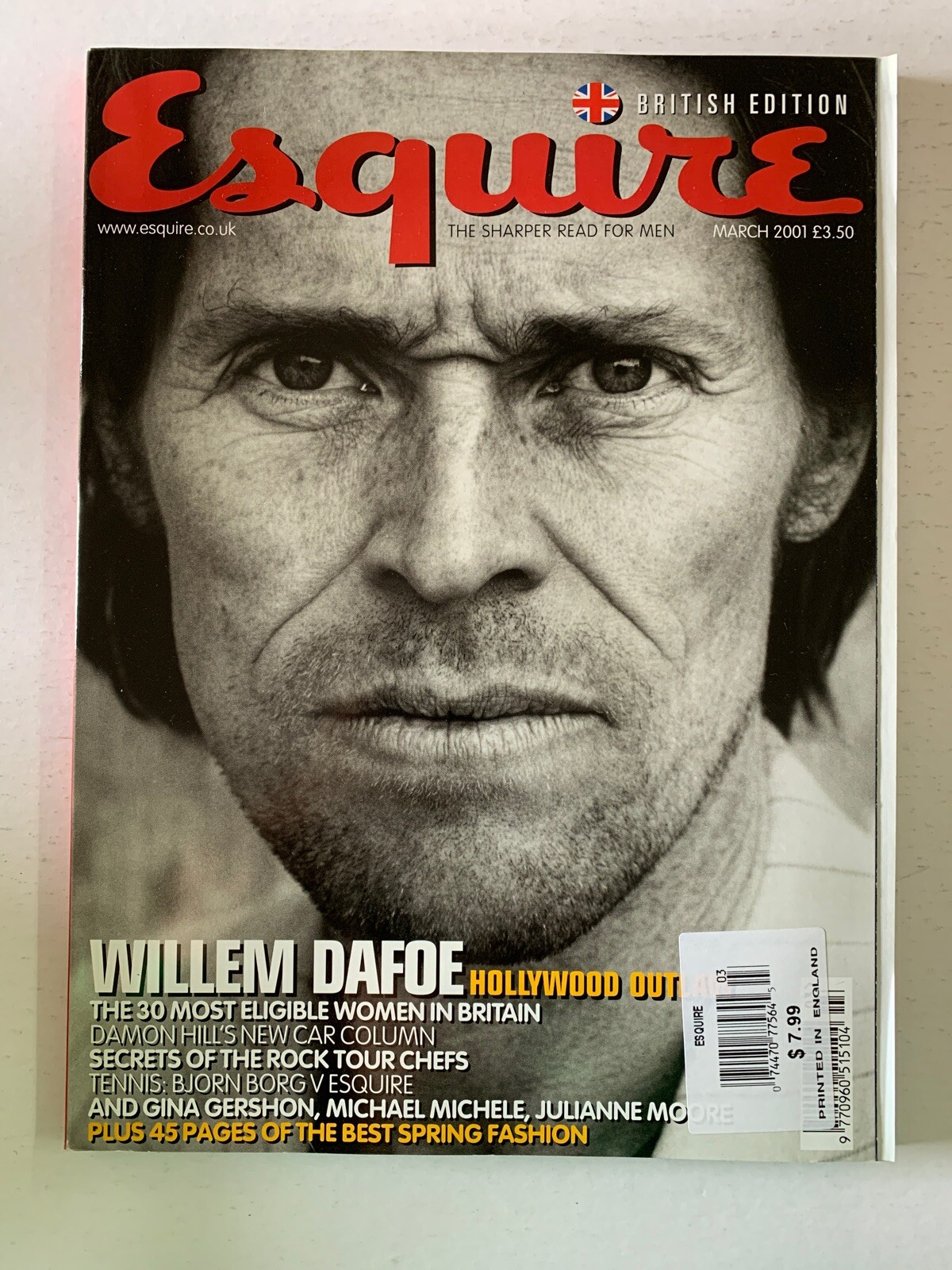 Esquire UK Magazine March 2001 - Willem Dafoe, Gina Gershon | eBay