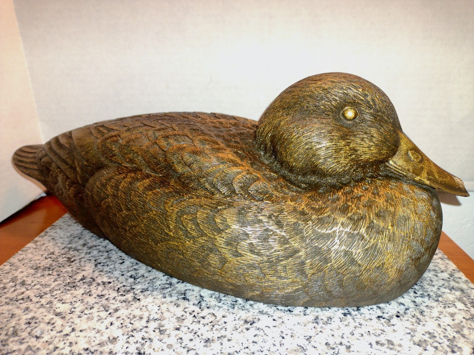 DUCKS UNLIMITED METALLIC DUCK DECOY. DU MEDALLION DECOY. LIFE SIZE. See ...