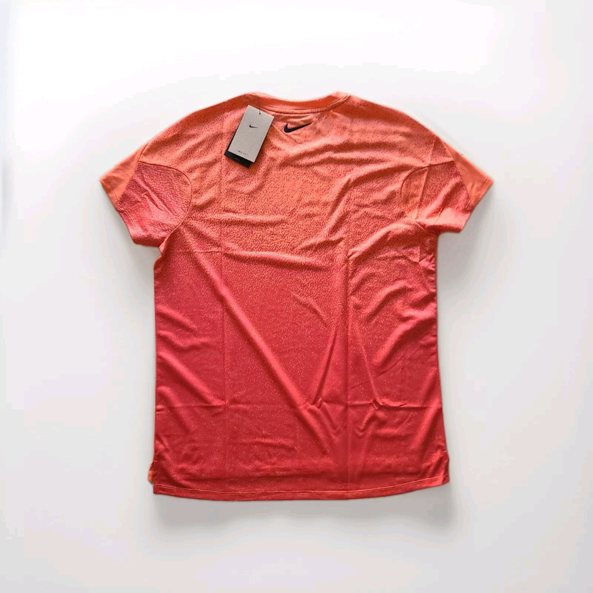 Nike Court Tennis Slam Top Shirt Mens Size Medium Wild Mango Nike Court Tennis Slam Top Shirt Mens Size Medium Wild Mango