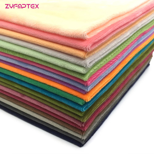 Fabric 30 Colors Polyester Plush DIY Sewing Quilting Fat Quarters | eBay