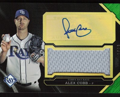 2016 Topps Triple Threads Unity Autograph Jumbo Relics Alex Cobb Auto ...