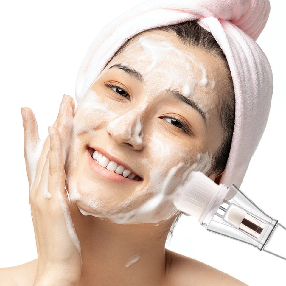 Makeup Powder Brush Face Powder Brush 2-in-1 Nose Contouring Brush for ...