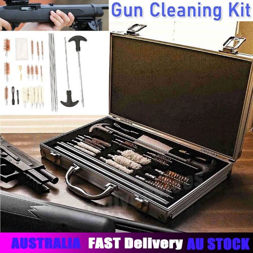 126Pcs Universal Gun Cleaning Tools Set Kit Pistol Rifle Shotgun ...